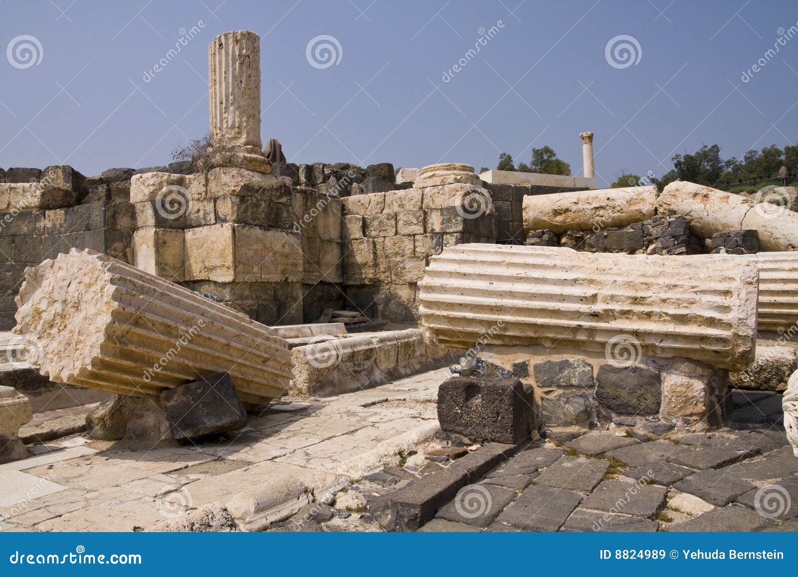 Beit she an stock image. Image of roman, ancient, deserted - 8824989