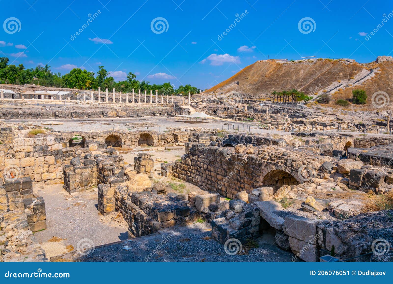 Beit Shean Ruinas Romanas En Israel Foto editorial - Imagen de paladio ...