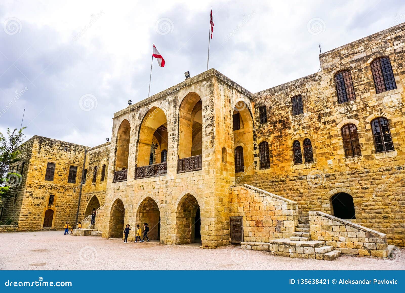 Beiteddine Palace View 04 editorial photo. Image of design - 135638421