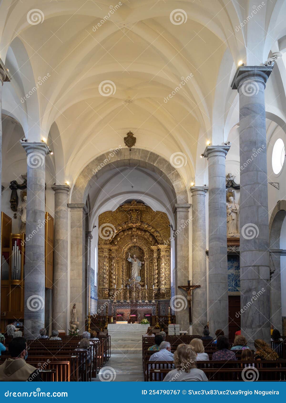 Beja Cathedral editorial photography. Image of carving - 254790767