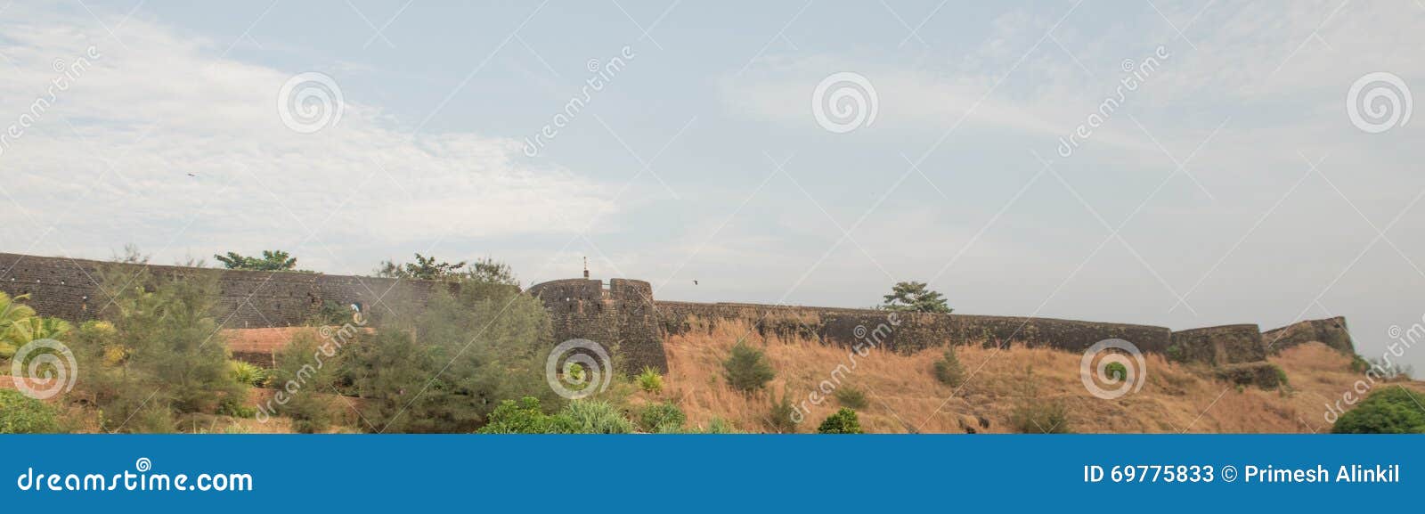 Bekal fort panoramic view stock image. Image of fort - 69775833
