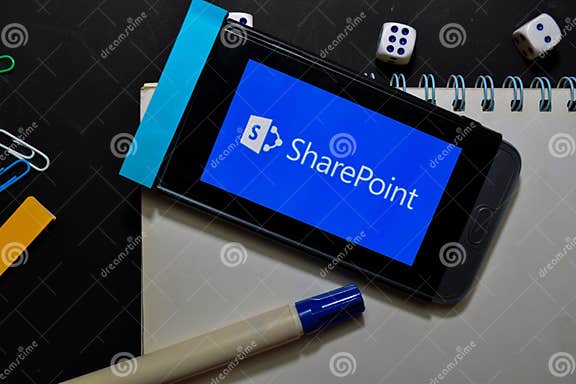 Microsoft SharePoint Dev App on Smartphone Screen. SharePoint is a ...