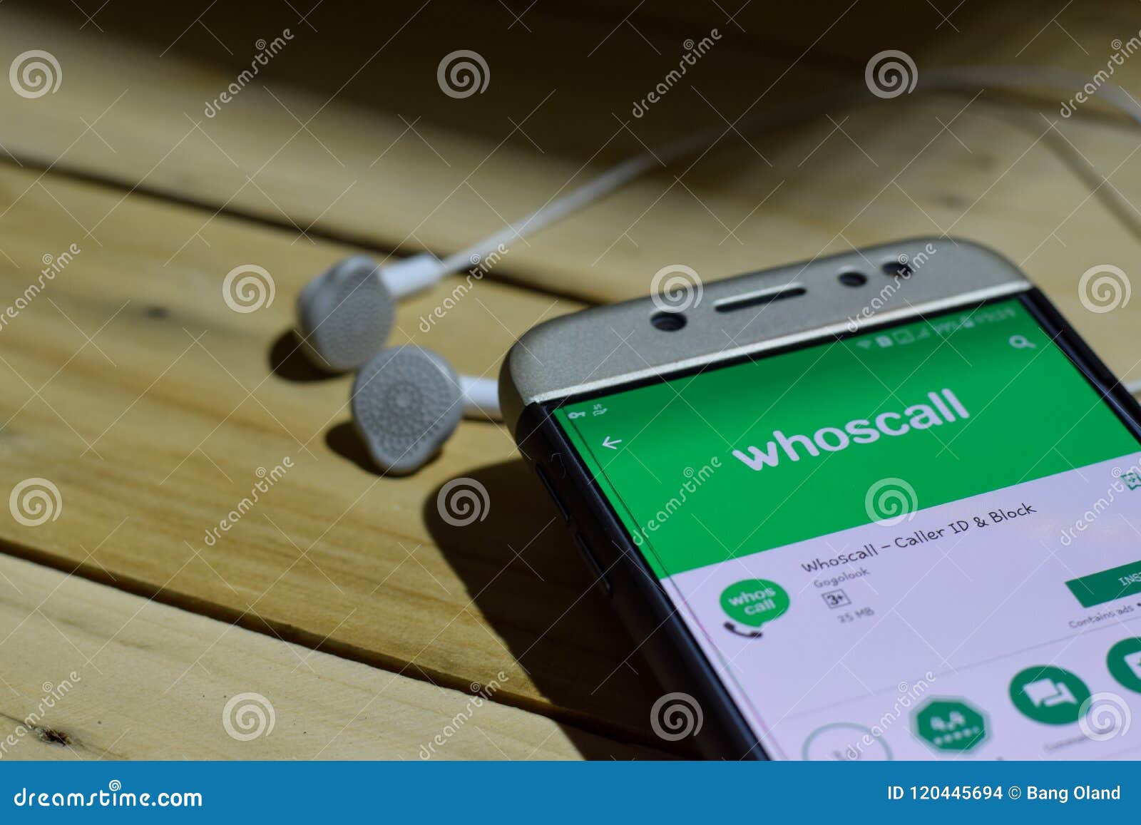 Whoscall - Caller ID & Block Dev Application on Smartphone Screen ...