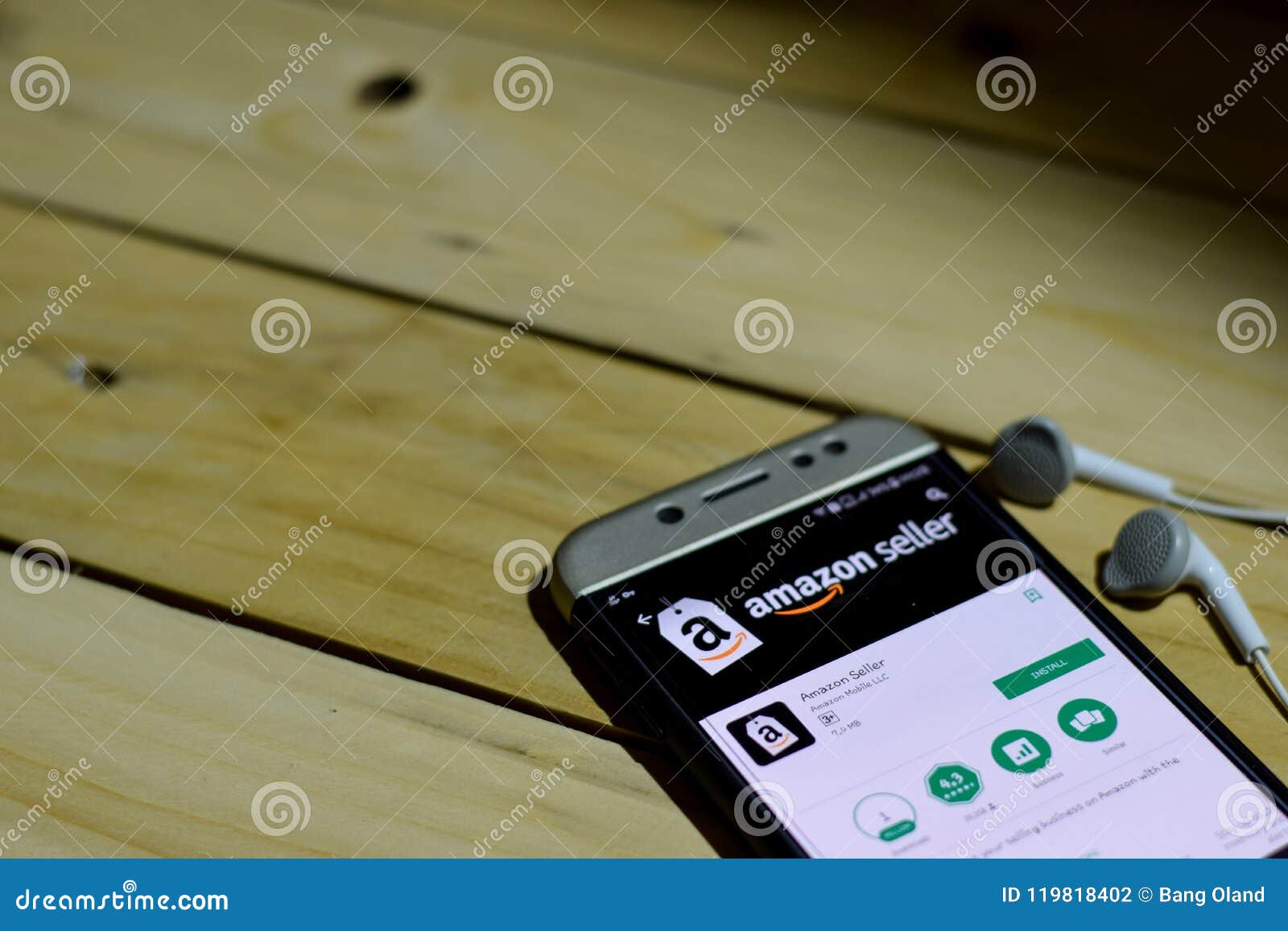 Amazon Seller App Logo On A Smartphone Screen. Editorial Image ...