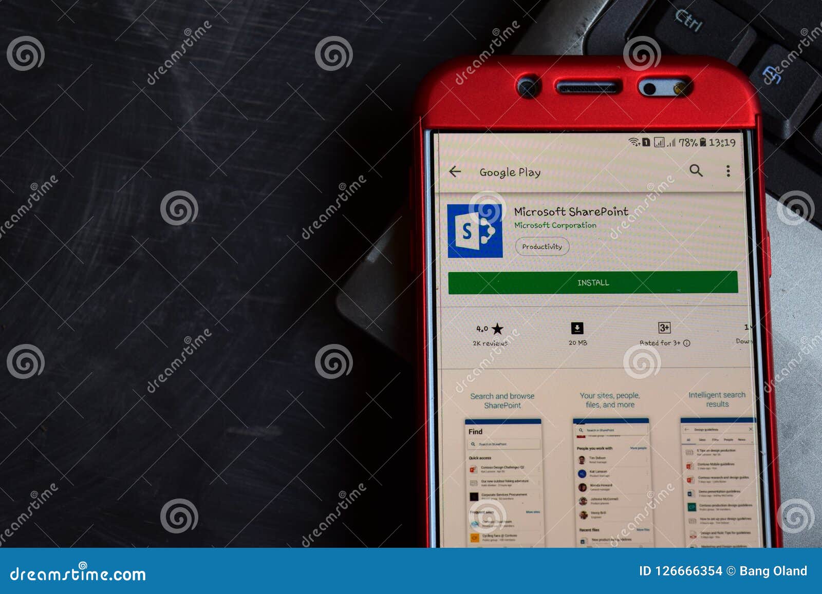 Microsoft SharePoint Logo Shown By Apple Pencil On The IPad Pro Tablet ...