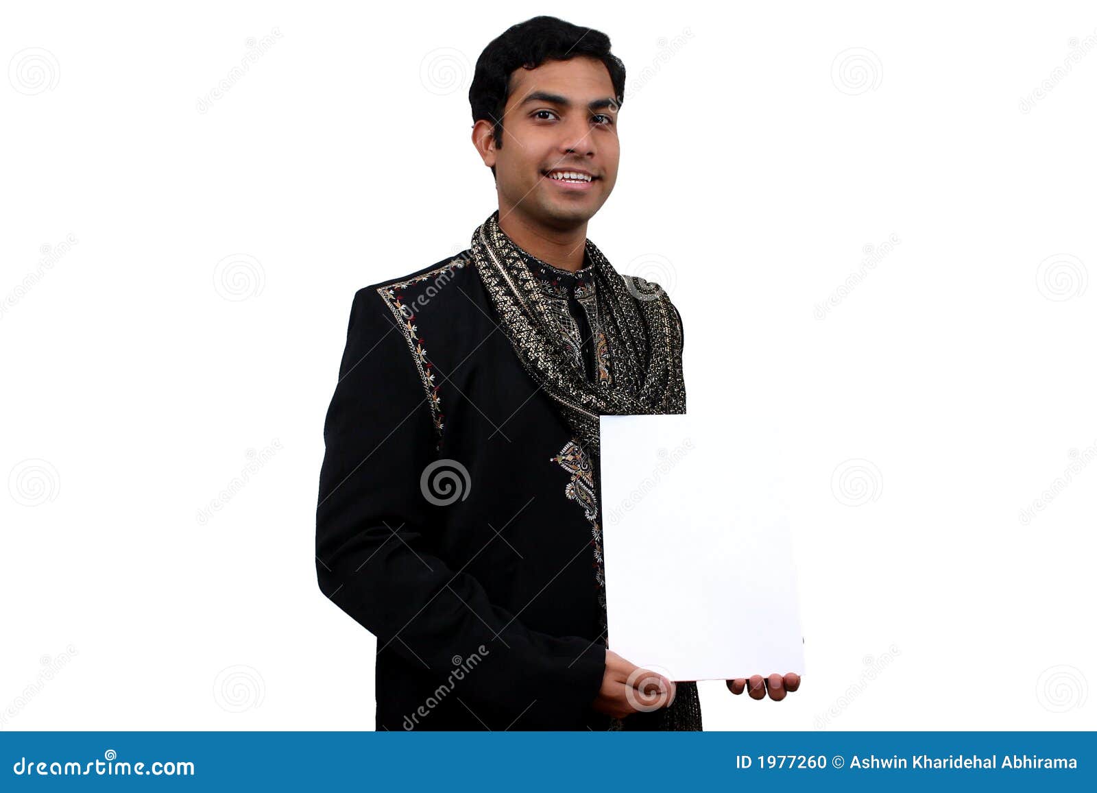 Beklär Den Traditionella Indier Arkivfoto - Bild av kort, annonsering ...