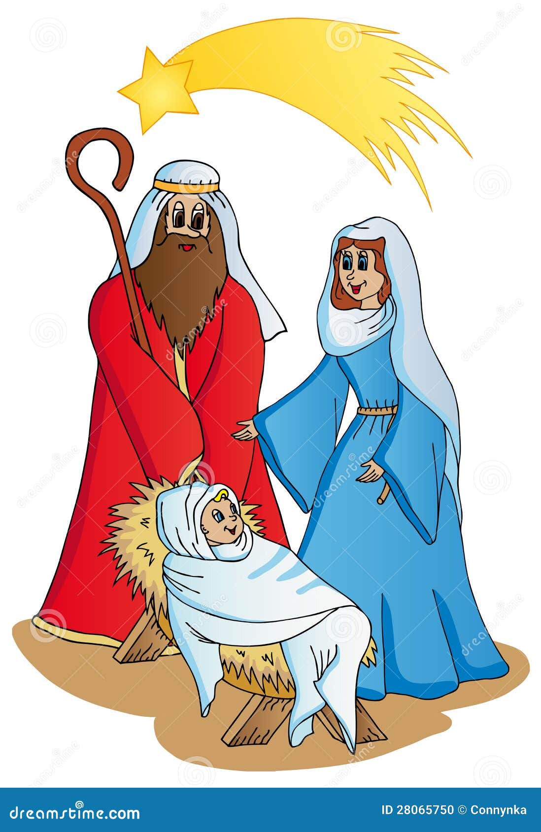 Belén en el fondo blanco ilustración del vector. Ilustración de llevado ...