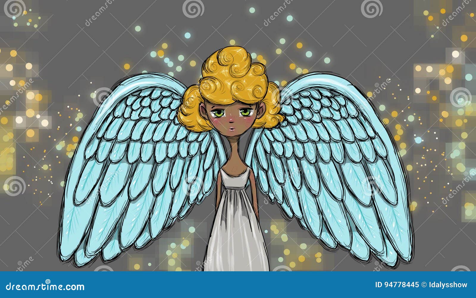 Bel ange, illustration illustration stock. Illustration du ...