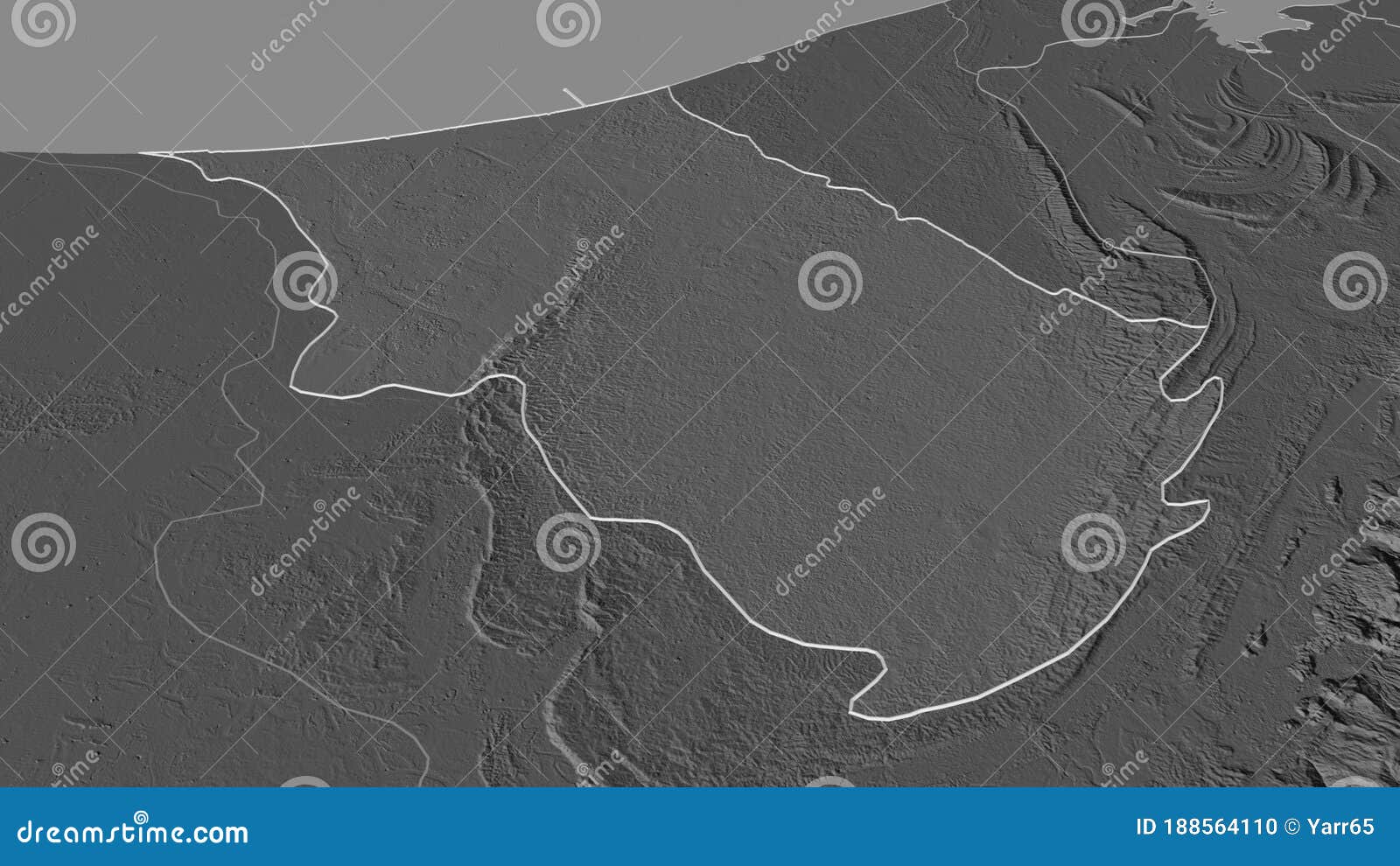 Belait, Brunei - Outlined. Bilevel Stock Illustration - Illustration of ...