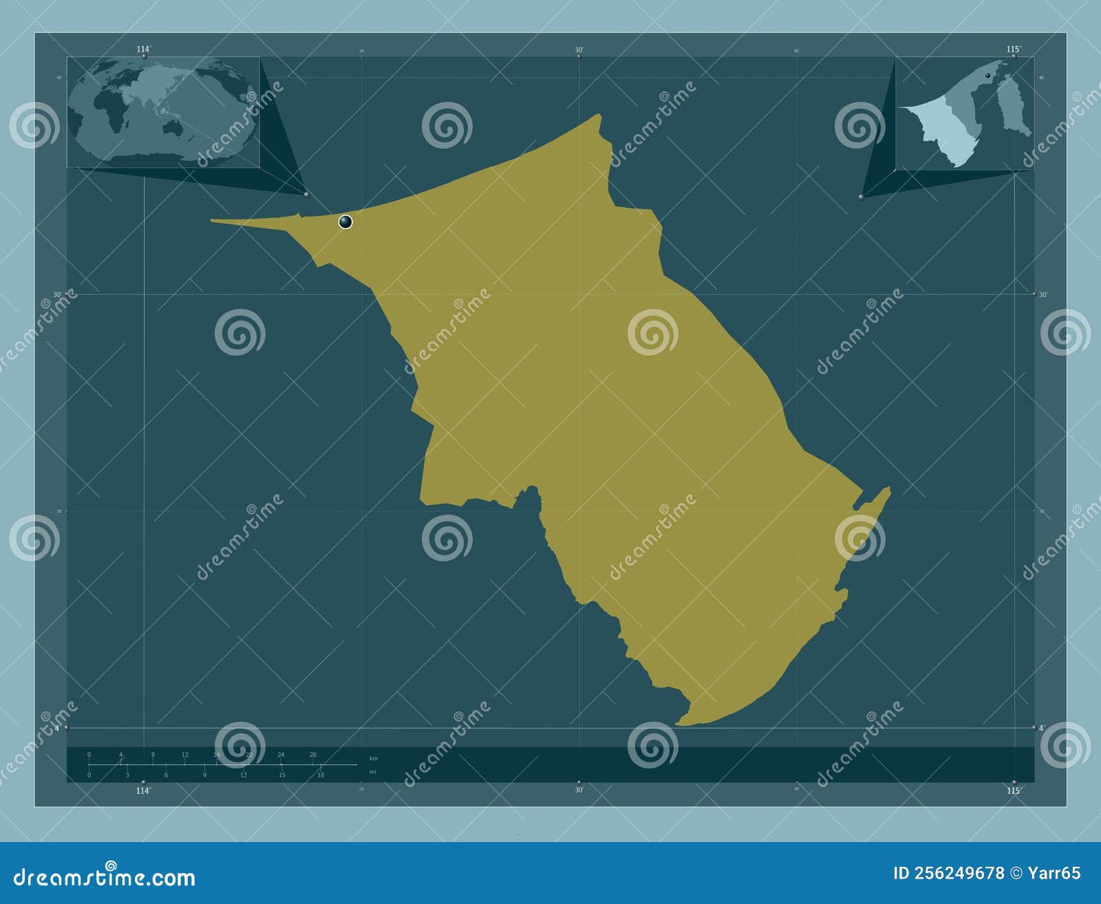 Belait, Brunei. Solid. Capital Stock Illustration - Illustration of ...