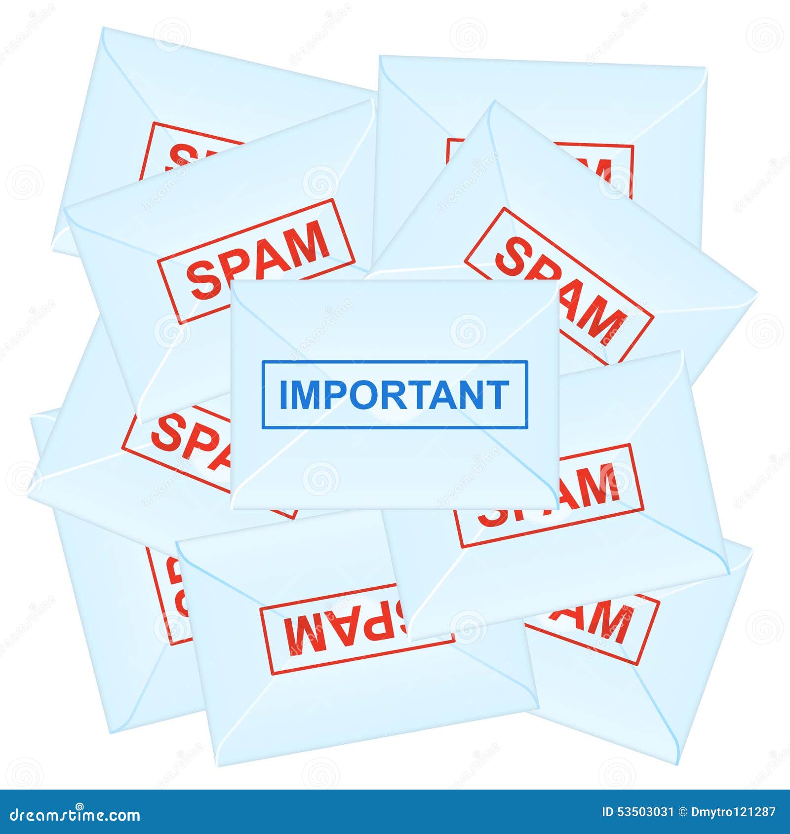 Belangrijk Bericht Vector Illustratie Vector Illustratie - Illustration ...