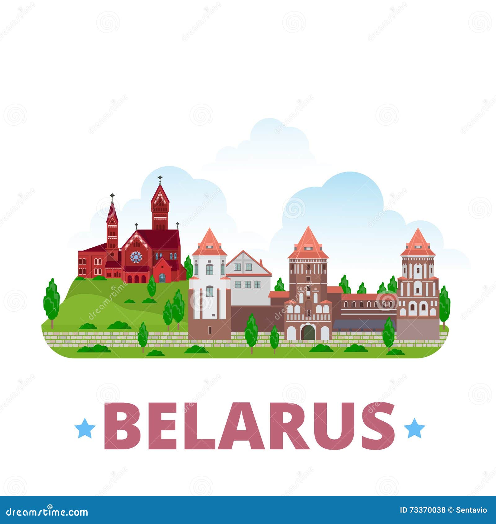 Belarus Country Design Template Flat Cartoon Style Stock Vector ... Belarus Country Design Template Flat Cartoon Style Stock Vector ...