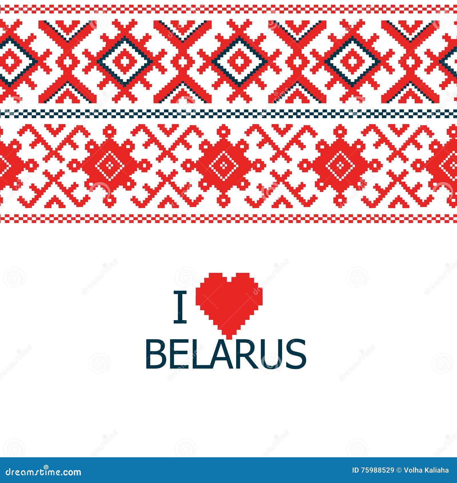 Belarus Embroidered Background Stock Vector - Illustration of ...
