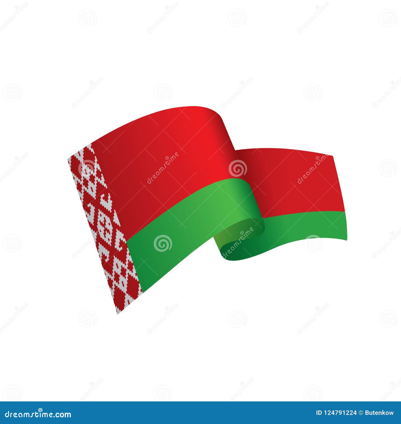 Belarus Flag, Vector Illustration Stock Vector - Illustration of ...
