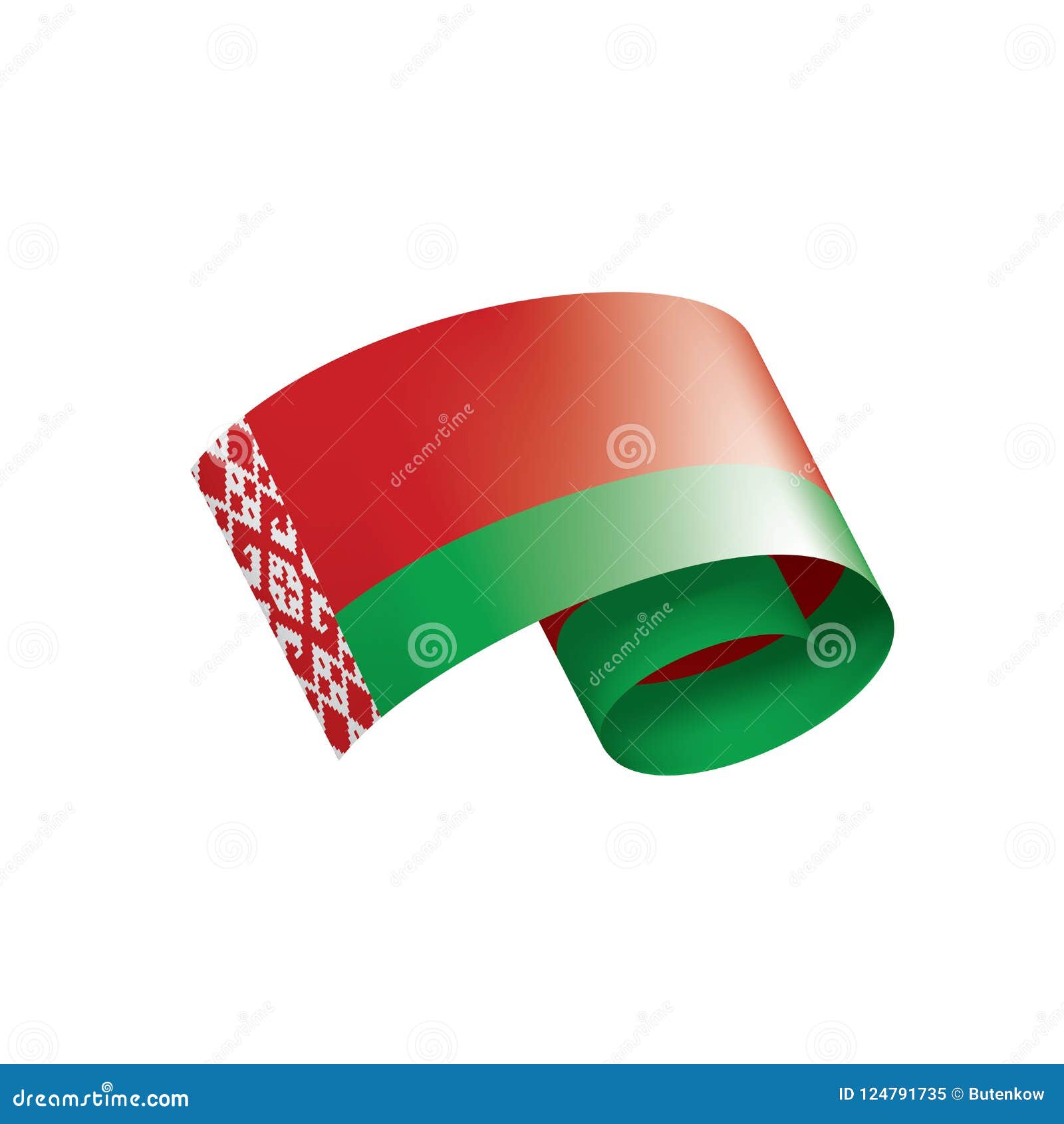 Belarus Flag, Vector Illustration on a White Background Stock Vector ...