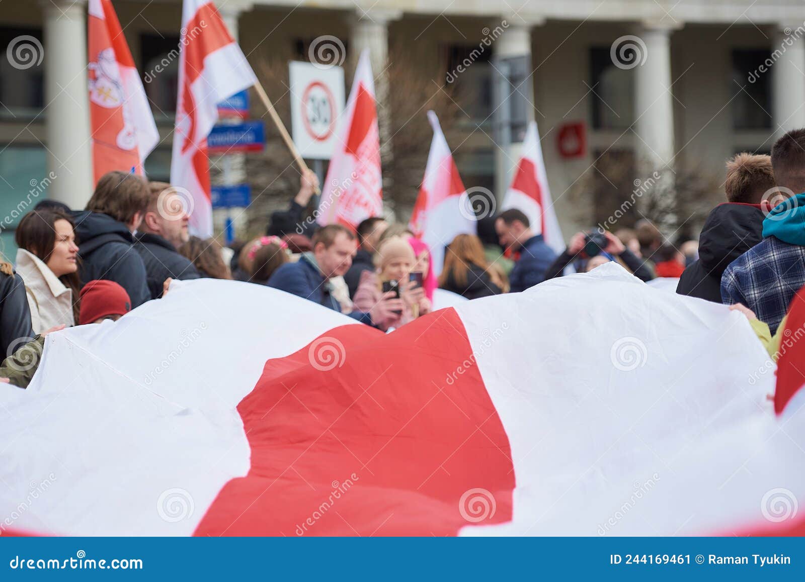 Belarus Freedom Day editorial photo. Image of spring - 244169461