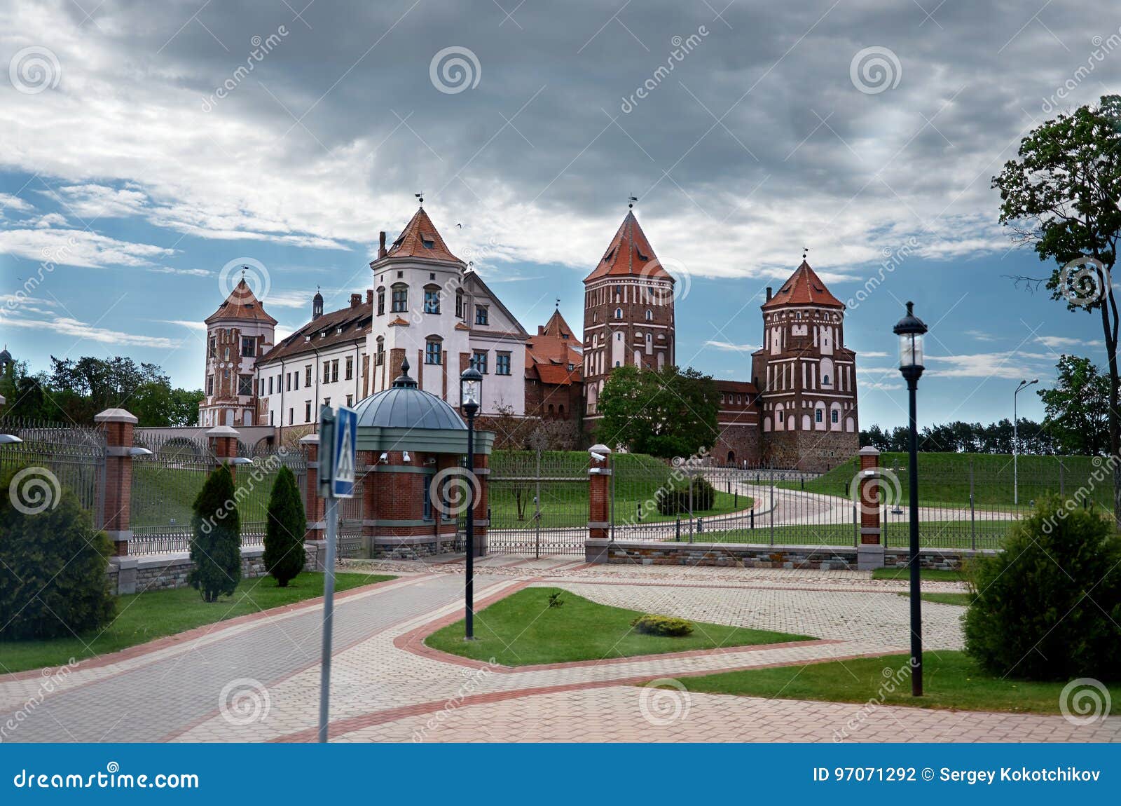Belarus. the Grodno. Mir Castle is a Museum and Castle Complex. May 22 ...
