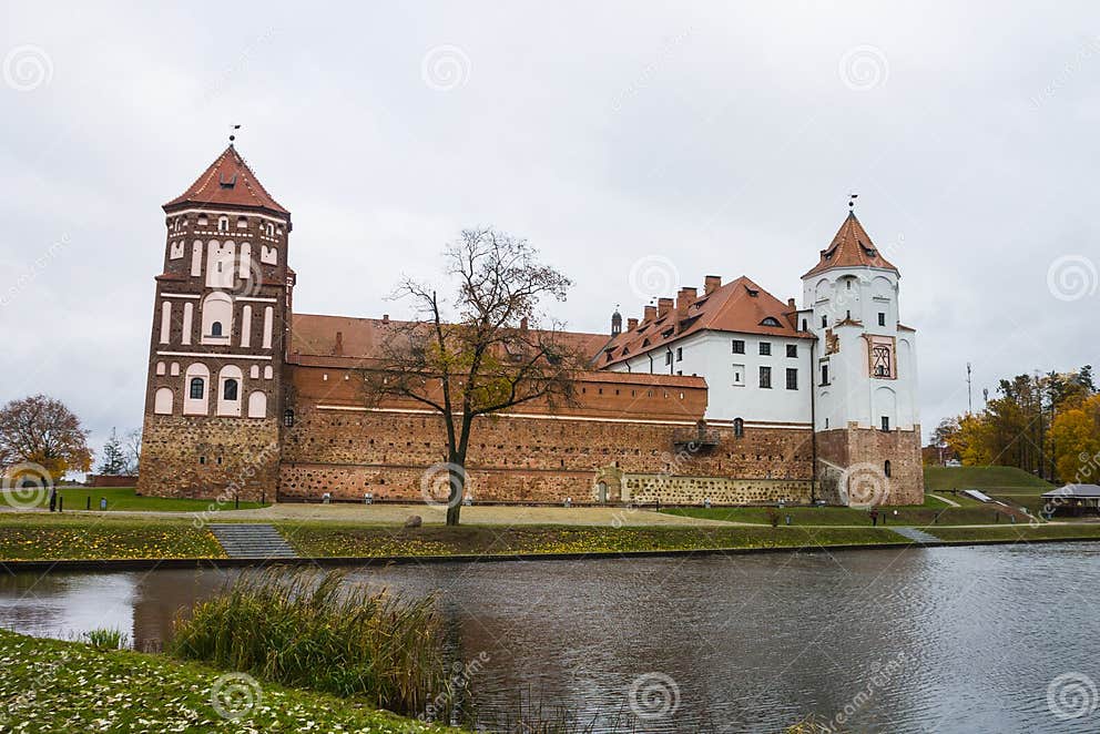Belarus, Grodno Region, 23, October, 2015: Mir Castle Editorial ... Belarus, Grodno Region, 23, October, 2015: Mir Castle Editorial ...