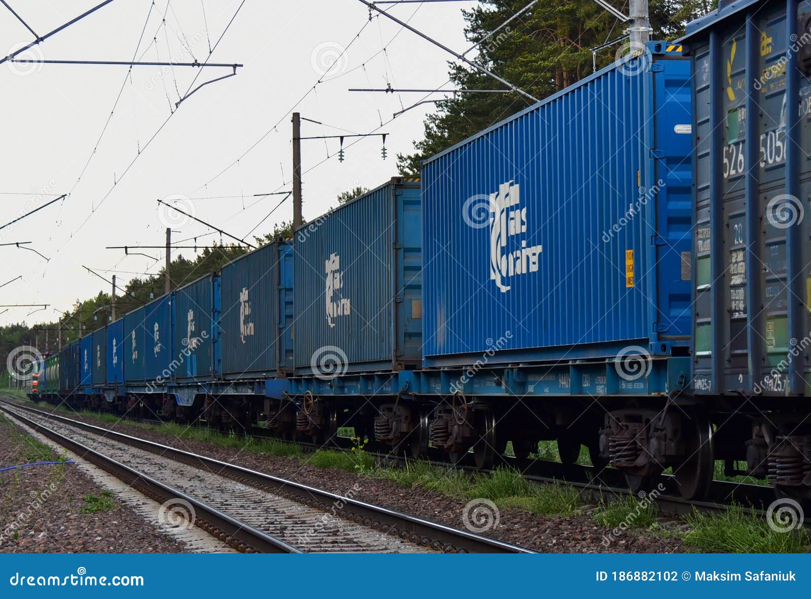 Intermodal Freight Containers 04 Stock Photos - Free & Royalty-Free ...