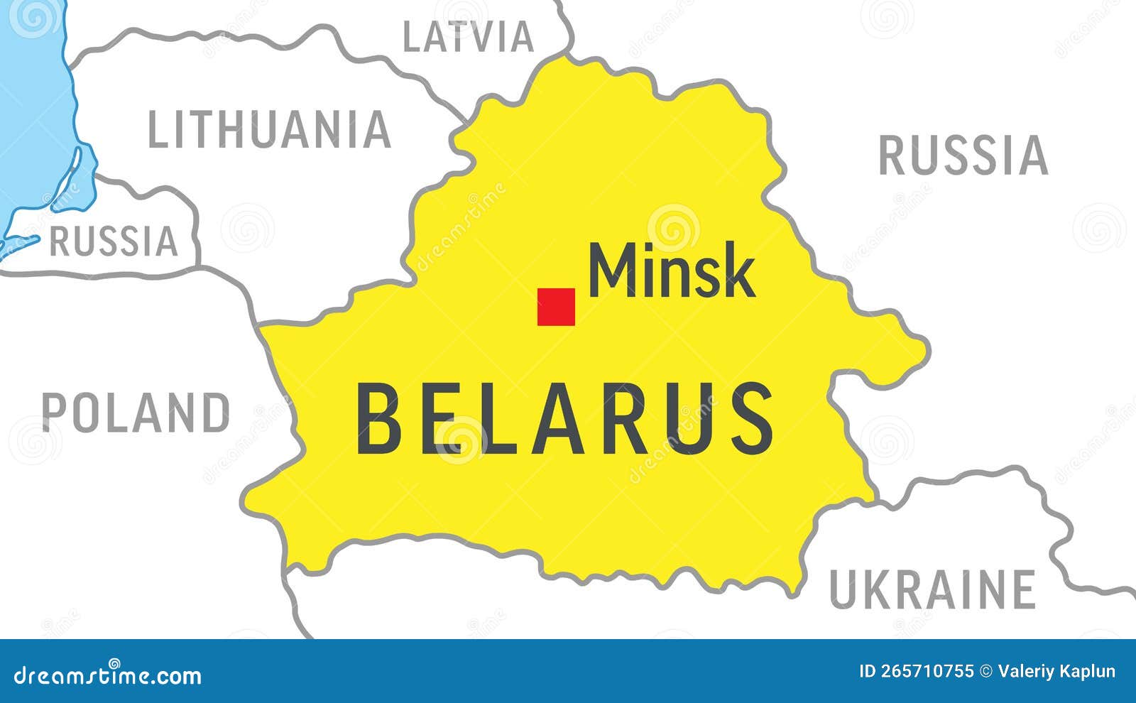Belarus Map. Zoom on World Map. Vector Illustration Stock Vector ...