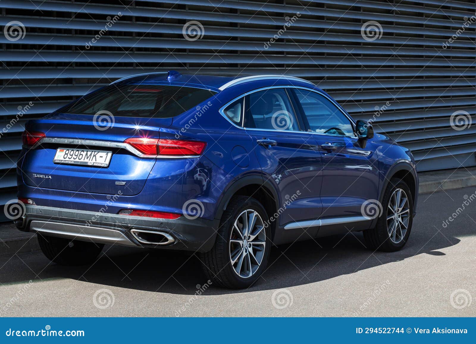 Belarus, Minsk - 9 August, 2023: Geely Blue Car Editorial Stock Image ...