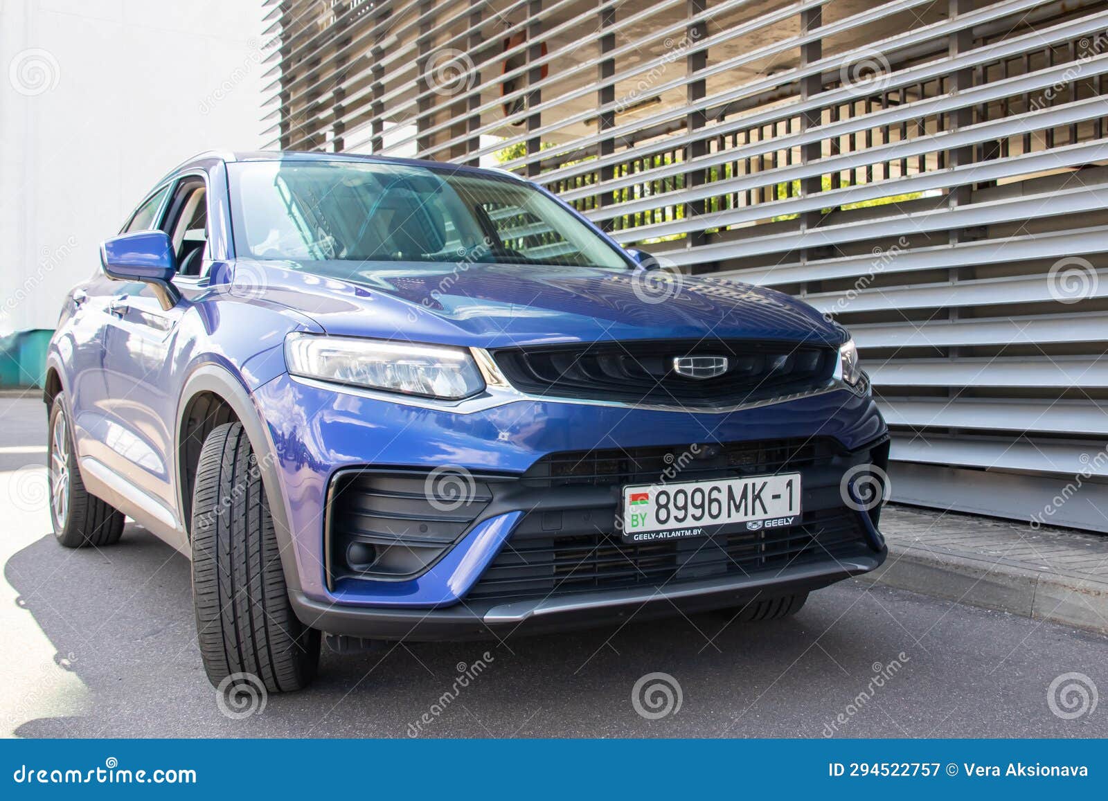 Belarus, Minsk - 9 August, 2023: Geely Blue Car Editorial Photography ...