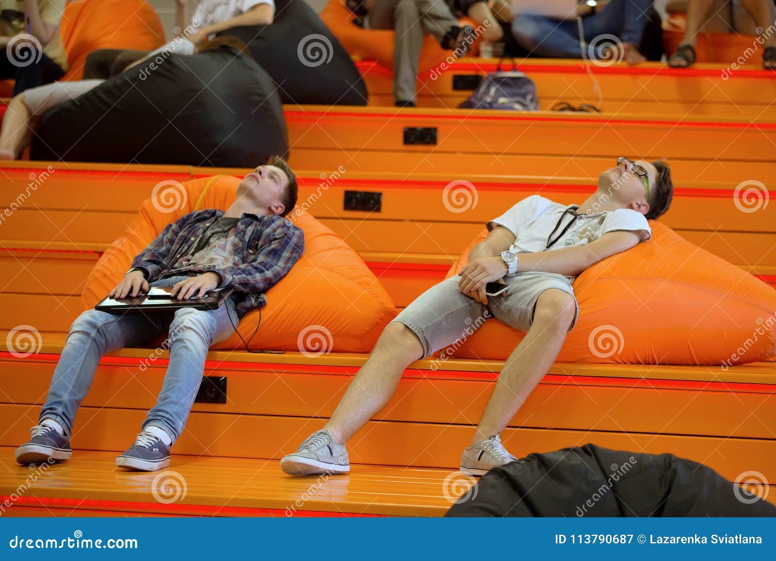 Tired Students are Programmers Editorial Photography - Image of ...
