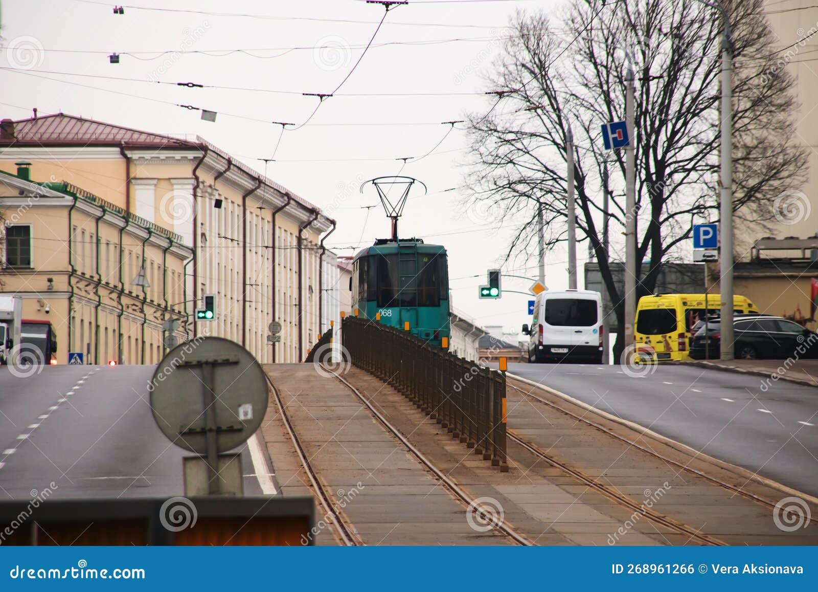 Belarus, Minsk - 04 January, 2023: the Tram Closeup Editorial Photo ...