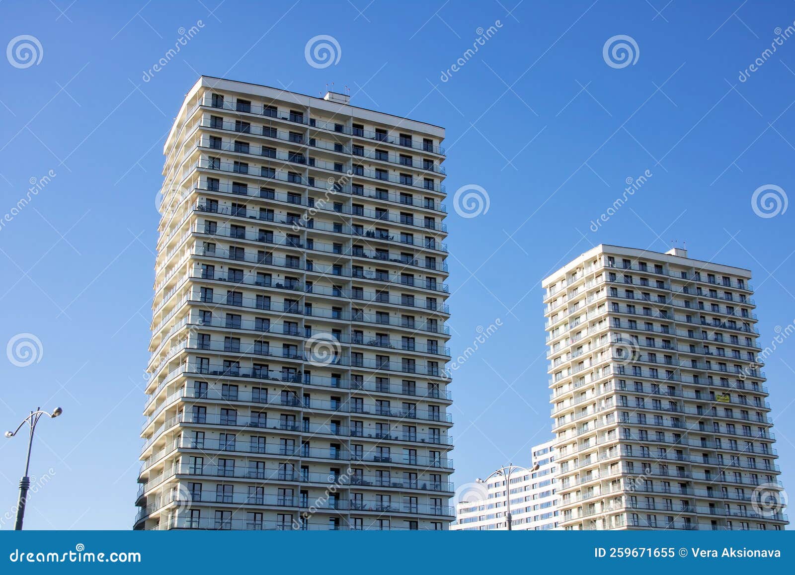 Belarus, Minsk - 20 October, 2022: Modern Houses in Minsk World ...
