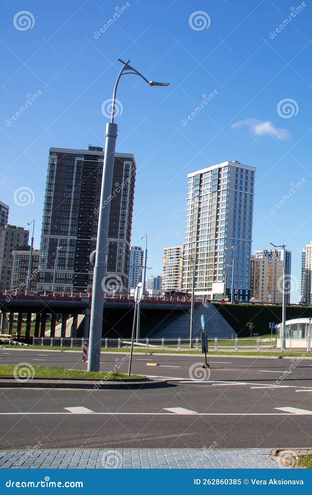 Belarus, Minsk - 20 October, 2022: Modern Houses in Minsk World ...