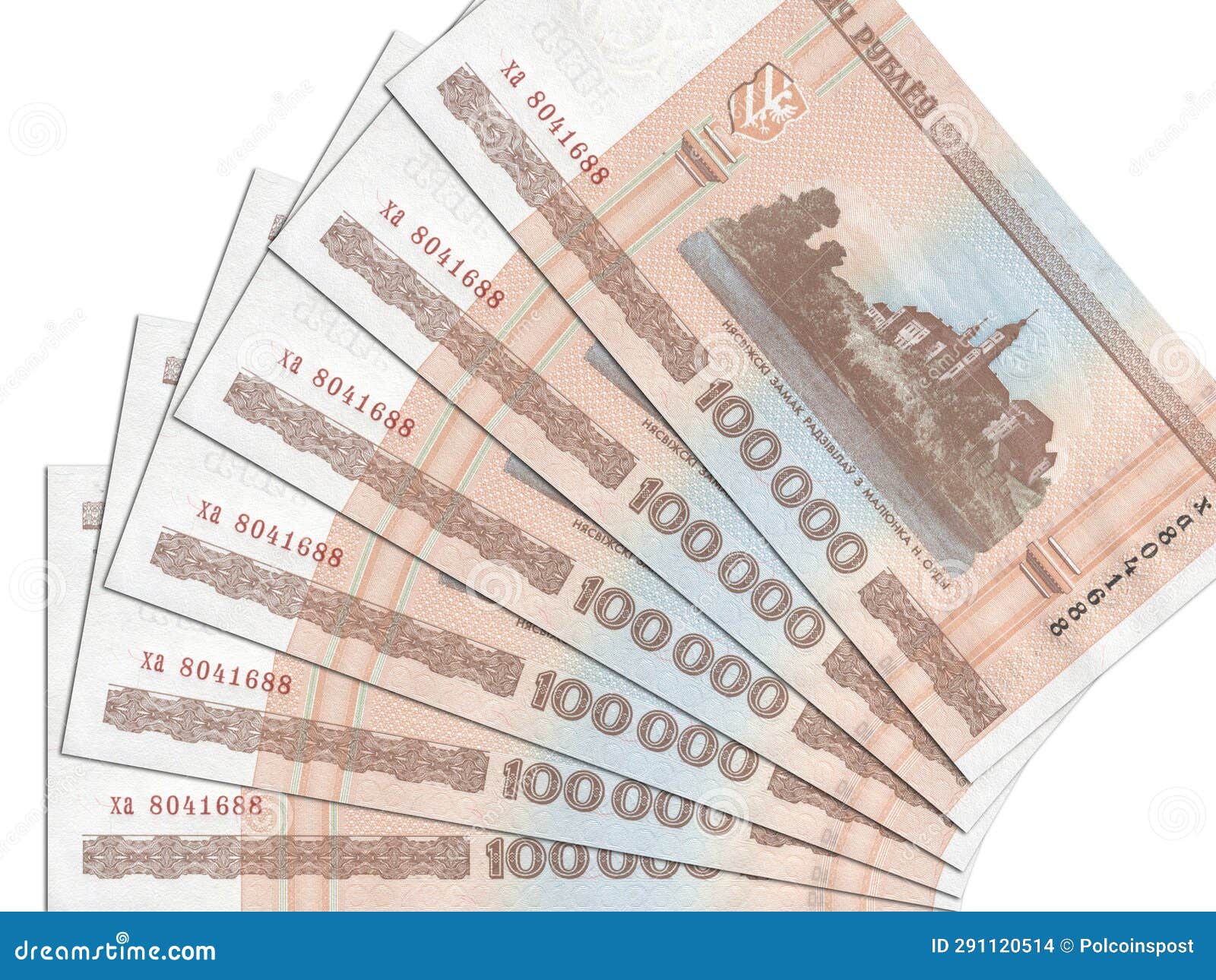 Belarusian Banknotes. Close Up Money from Belarus. Belarusian Ruble ...