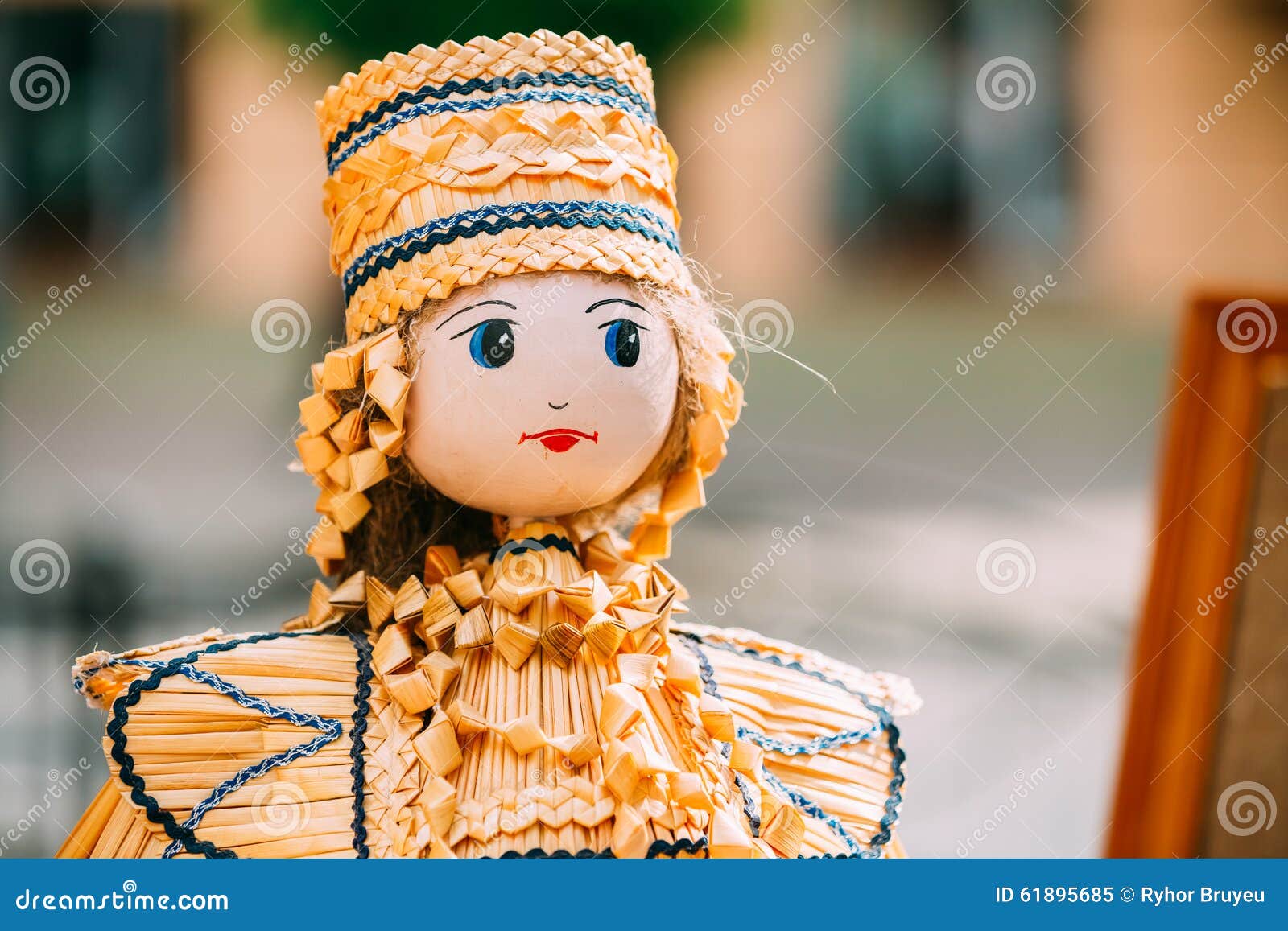 Belarusian Straw Dolls are Most Popular Souvenirs Stock Image - Image ...