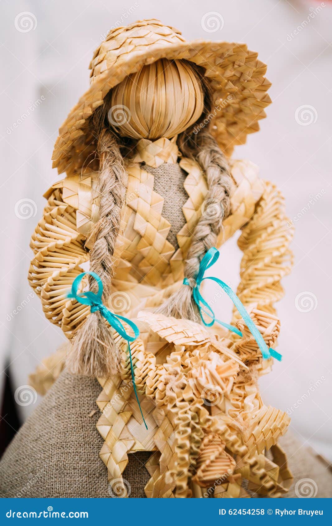 Belarusian Straw Dolls are Most Popular Souvenirs Stock Photo - Image ...