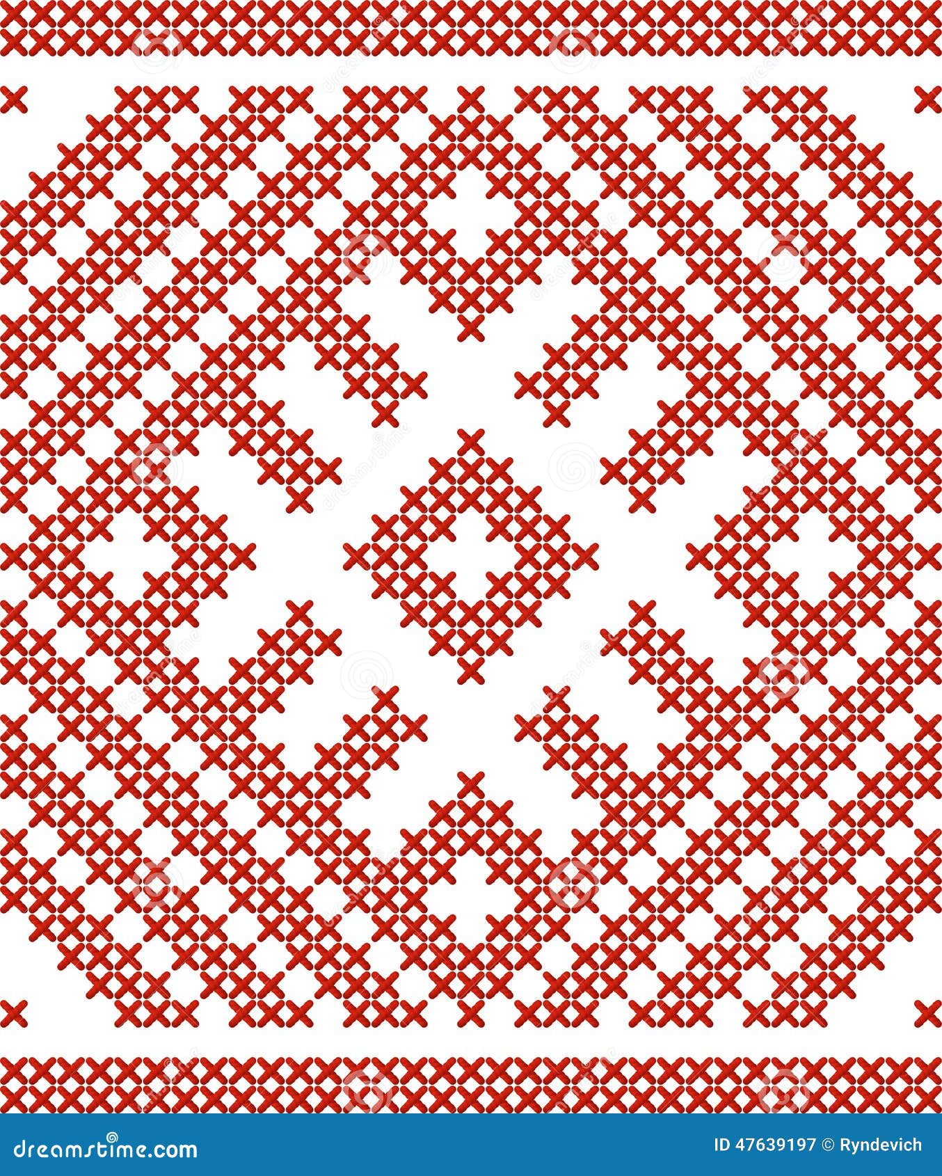 Belarusian Traditional Embroidered Pattern Stock Vector - Illustration ...