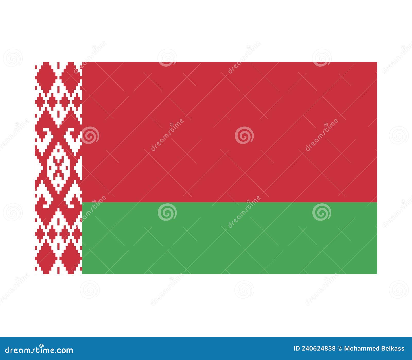 Belarus Flag National Europe Emblem Symbol Icon Vector Stock Vector ...