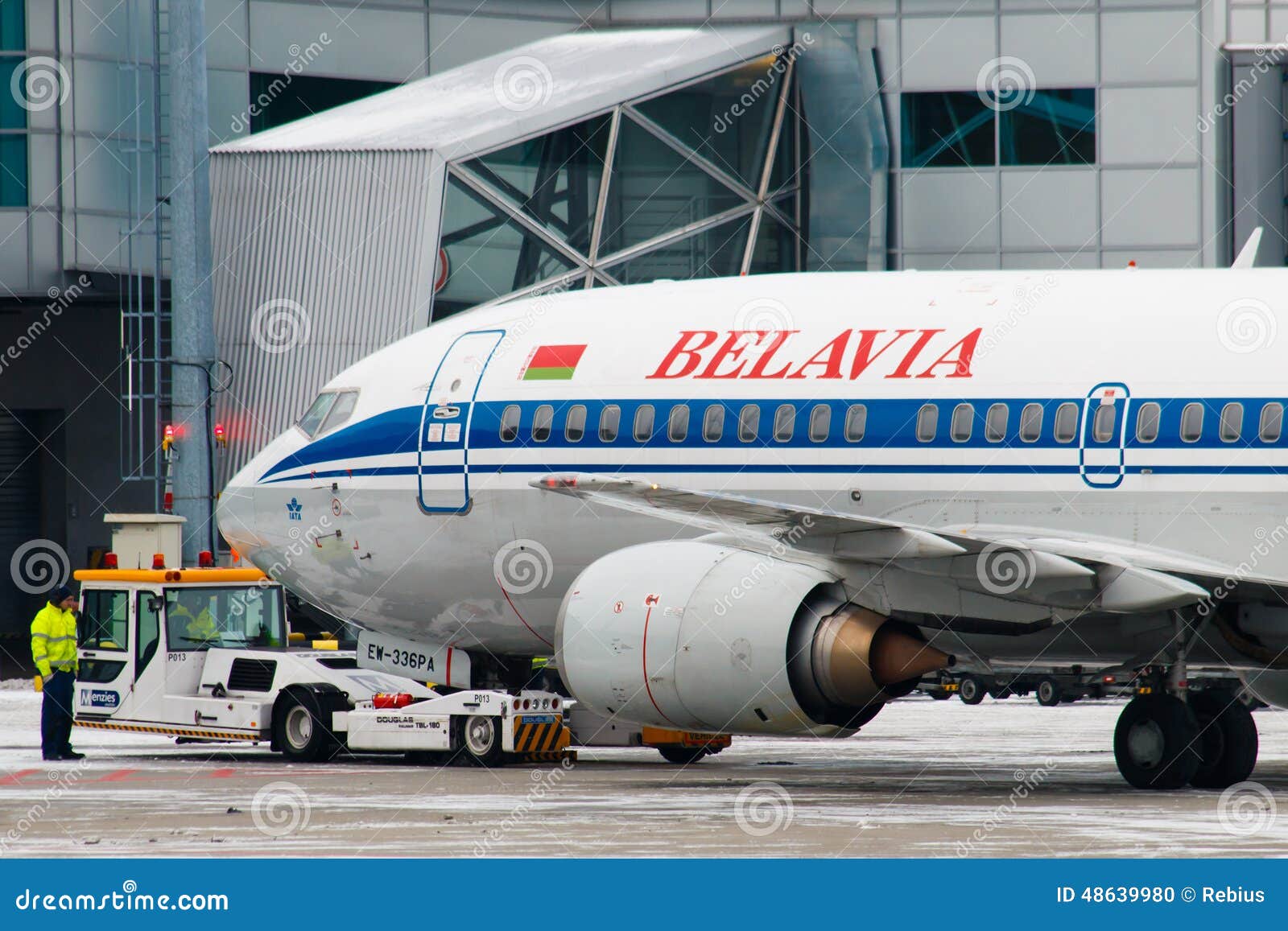 Belavia immagine editoriale. Immagine di azienda, airline - 48639980