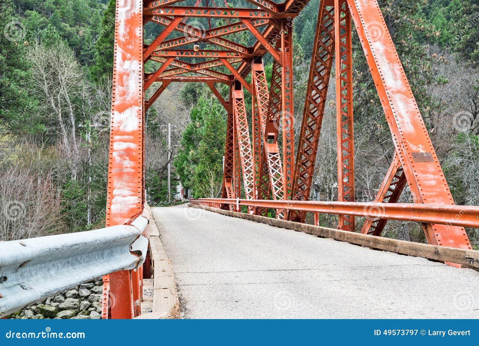 Belden Town, Feather River Bridge Stock Image - Image of rapid ...
