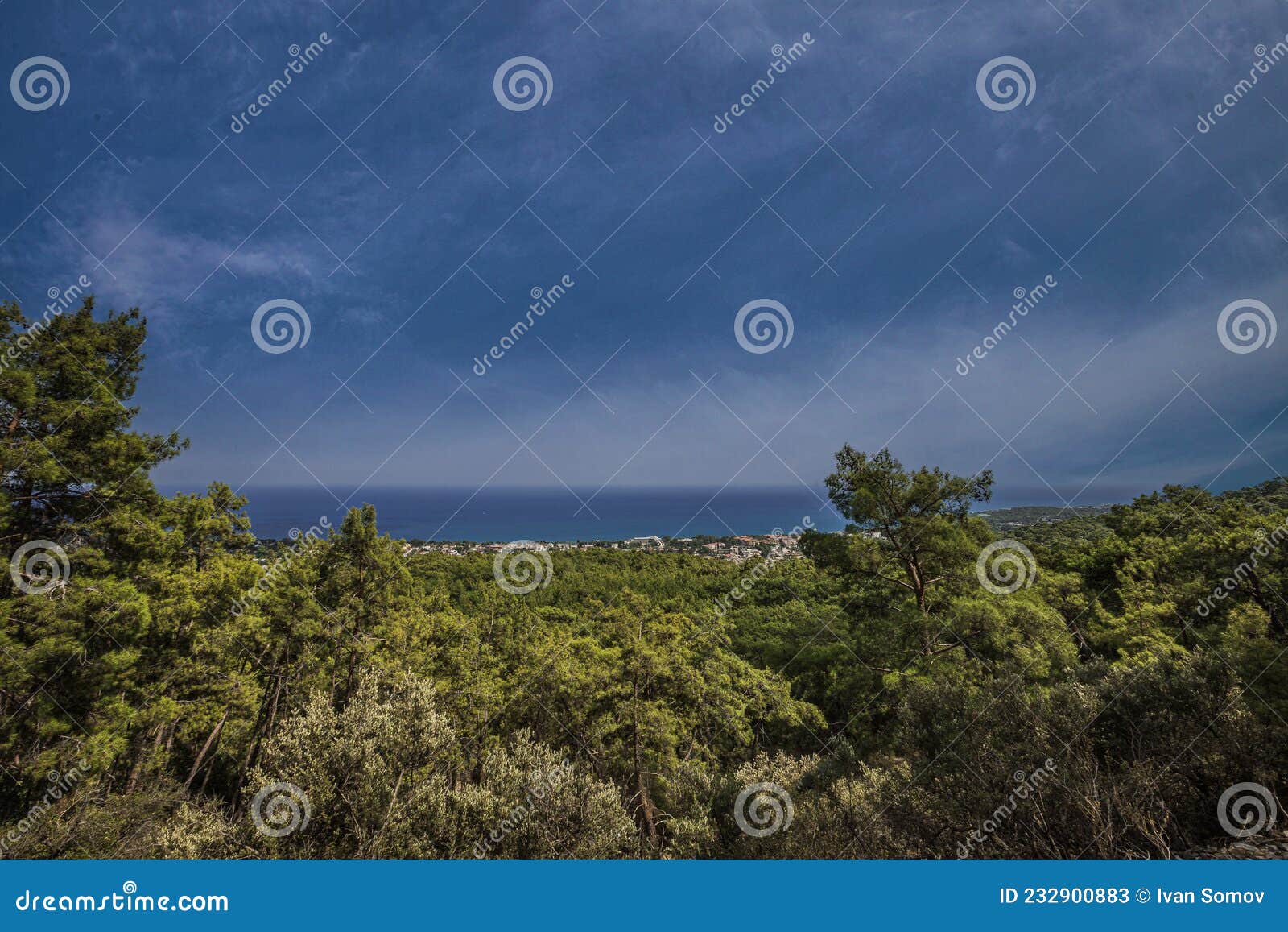 Beldibi Resort Village in Turkey Stock Image - Image of mountain ...