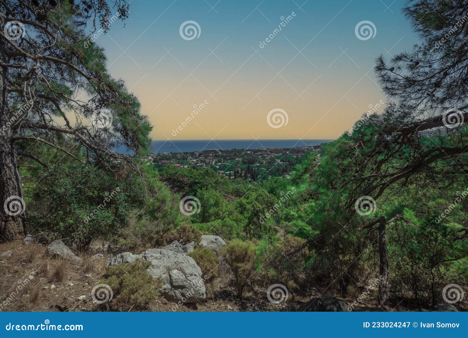 Beldibi Resort Village in Turkey Stock Image - Image of summer, pine ...