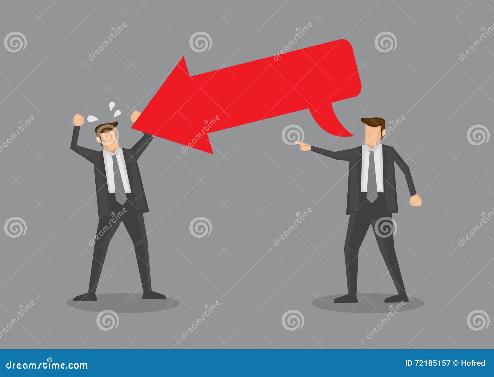 Beleidigungs-Konzept-Vektor-Illustration Vektor Abbildung ...