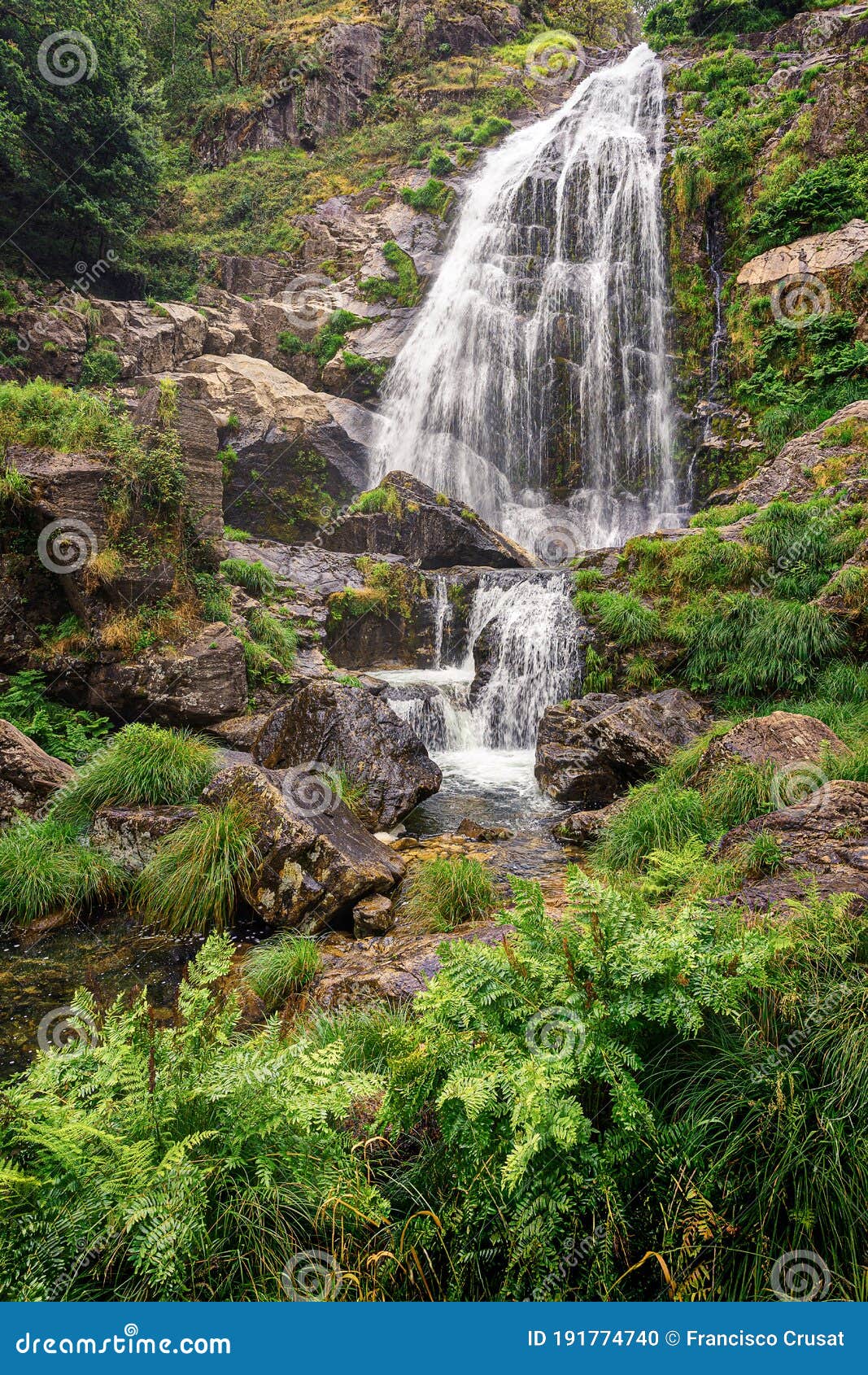 Belelle waterfall 5 stock photo. Image of pool, fall - 191774740