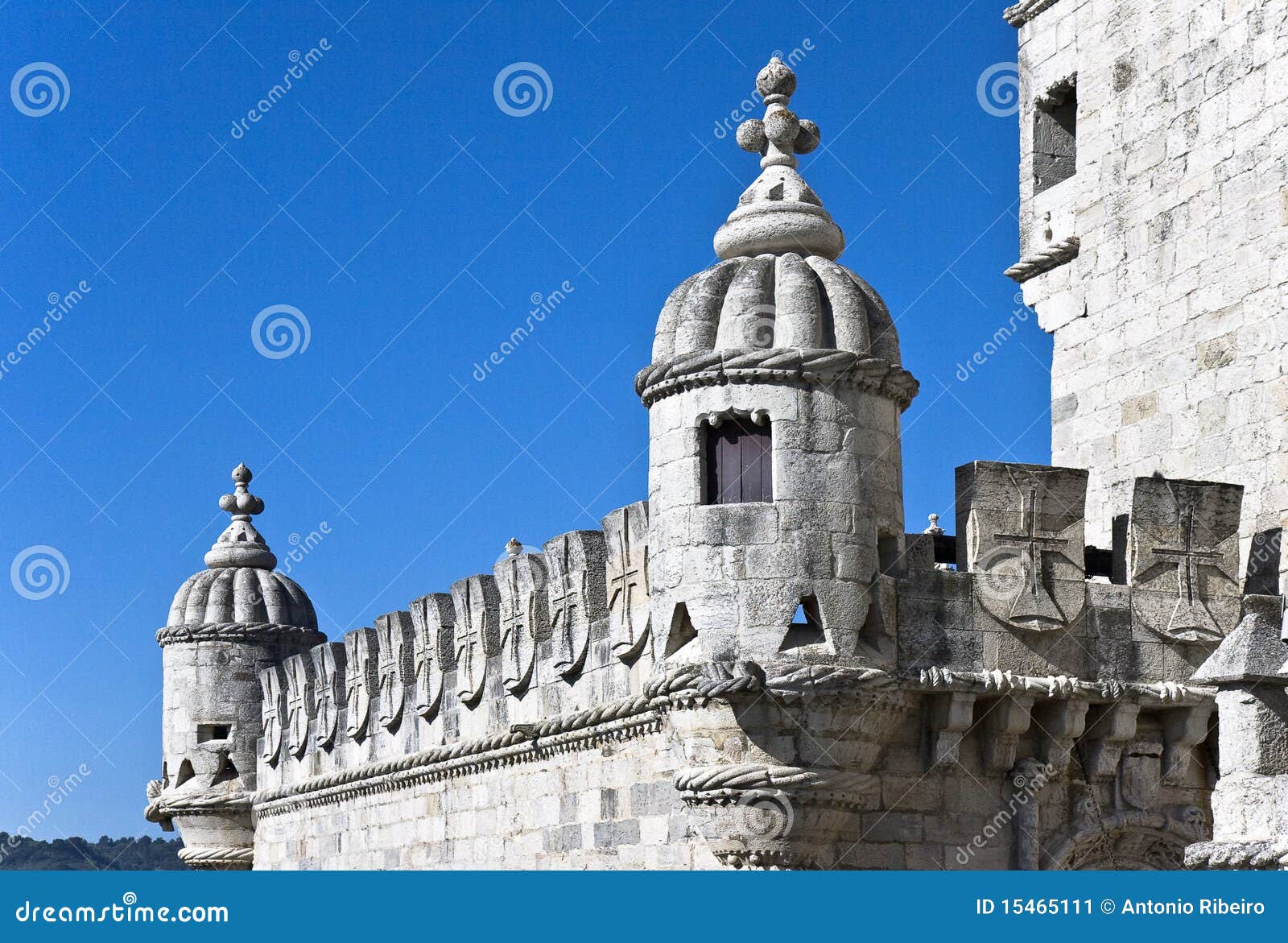 Belem Tower stock image. Image of landmark, belem, castle - 15465111