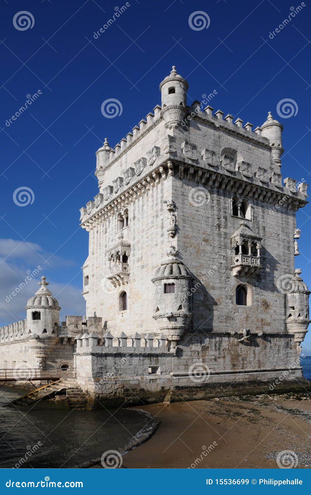 Belem Tower stock image. Image of chacent, historic, castle - 15536699