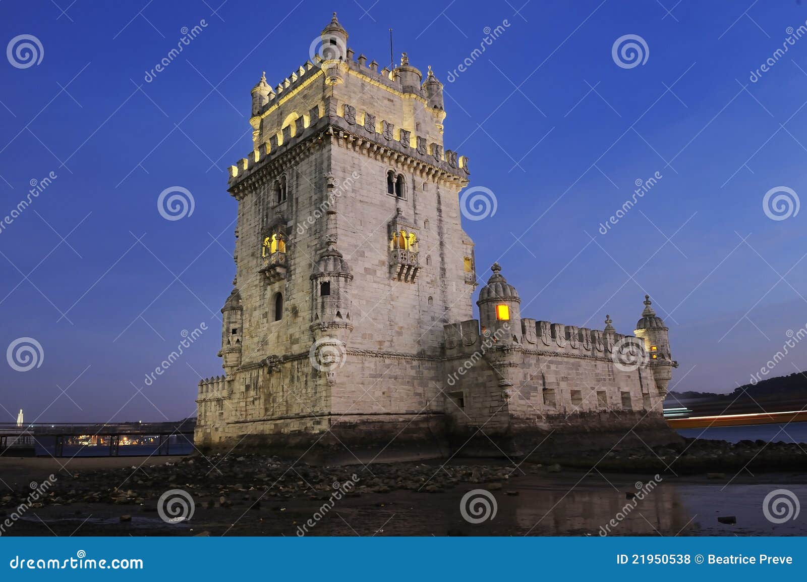Belem tower stock photo. Image of destinations, medieval - 21950538