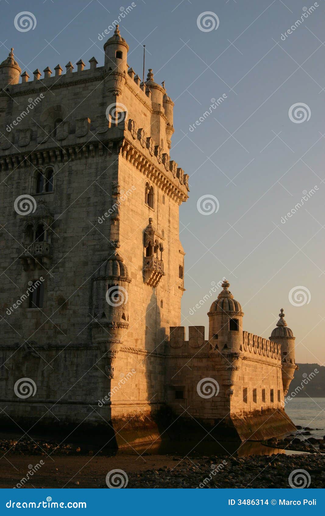 Belem Tower stock photo. Image of portugal, tourism, architecture - 3486314