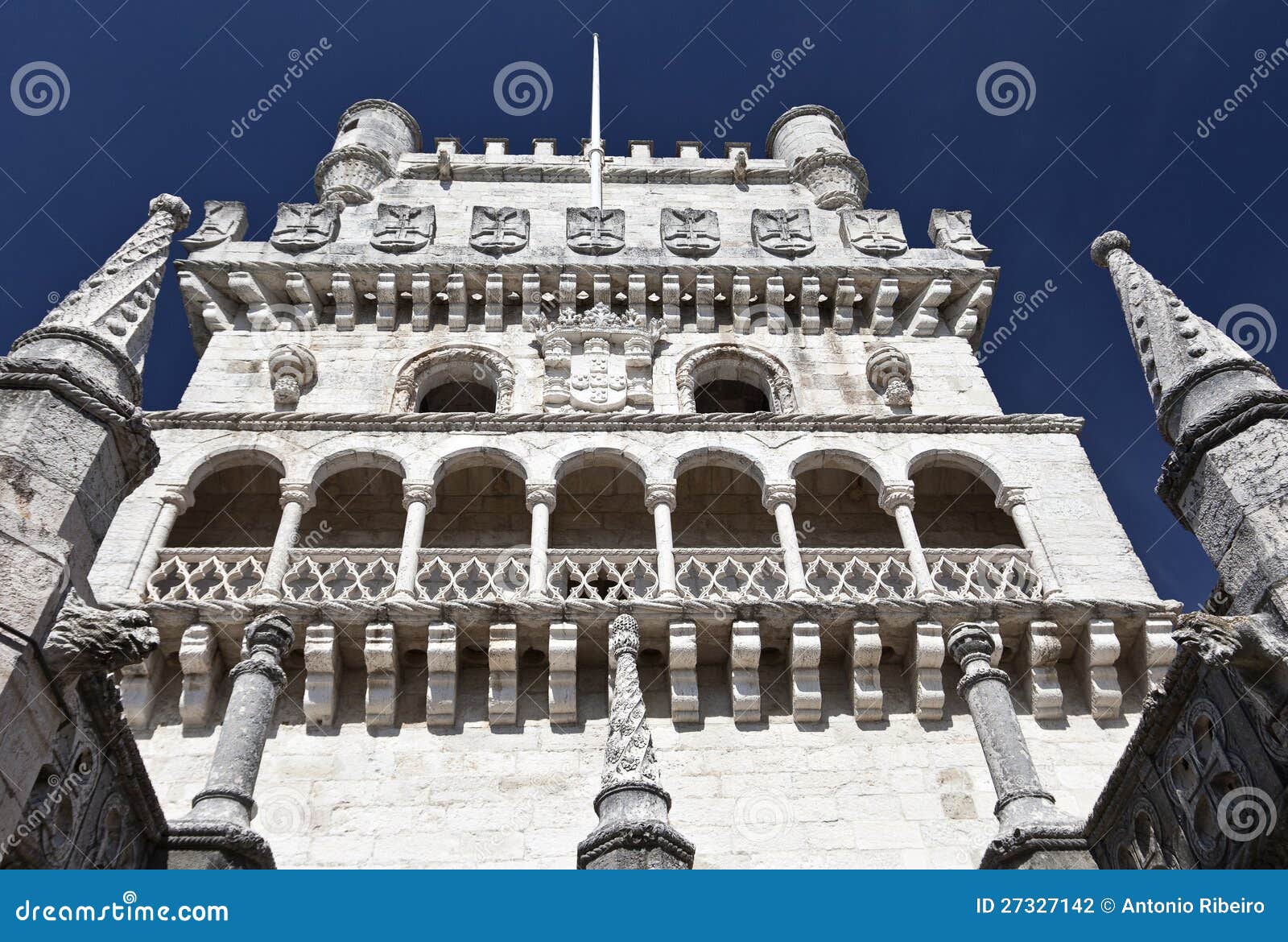 Belem Tower Details stock photo. Image of castle, gothic - 27327142