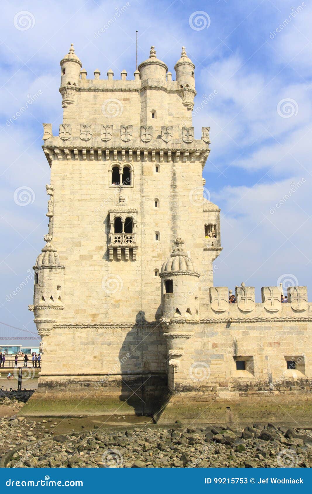 Belem Tower Lisboa stock image. Image of castle, torre - 99215753