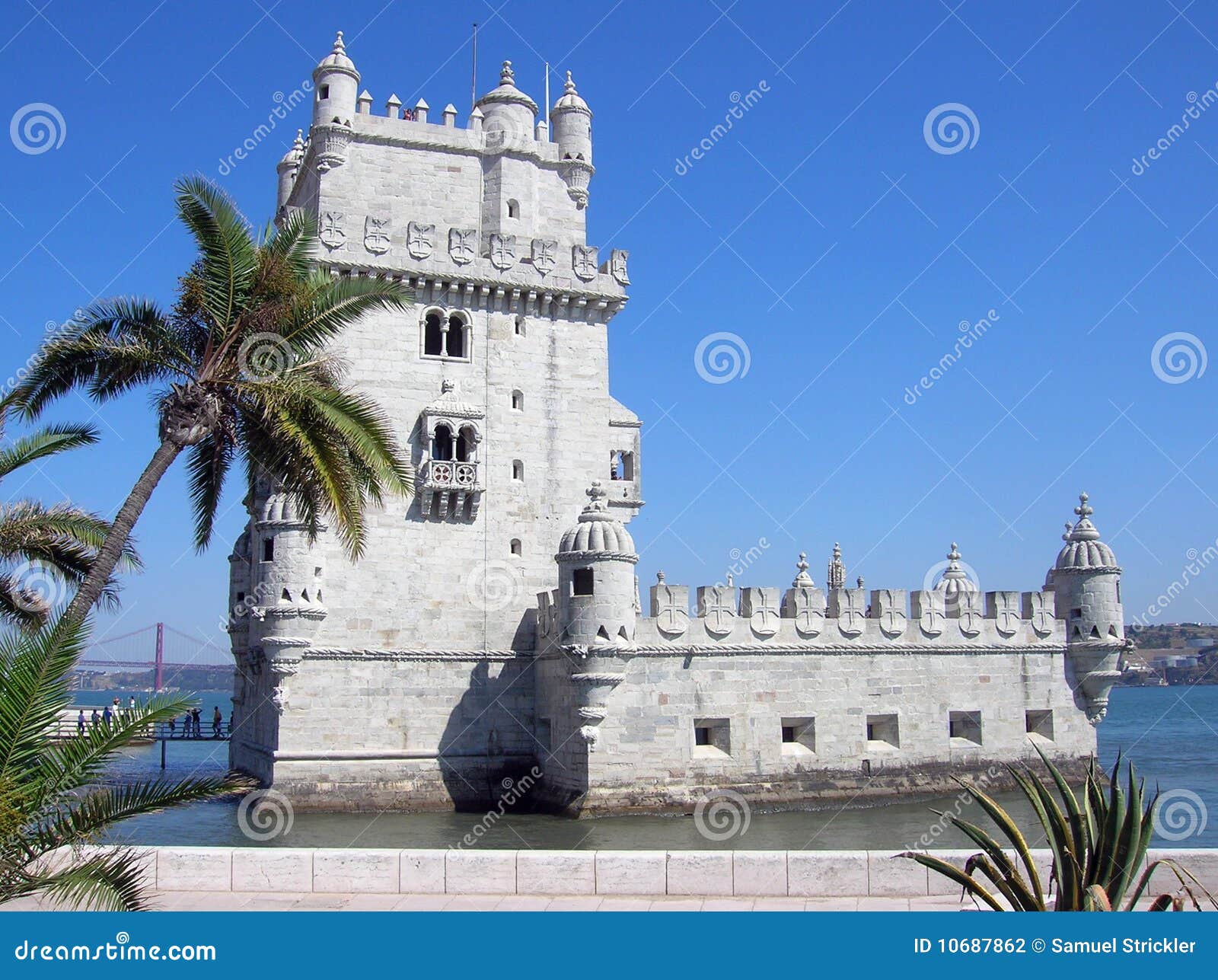 Belem Tower in Lisbon stock photo. Image of gama, site - 10687862