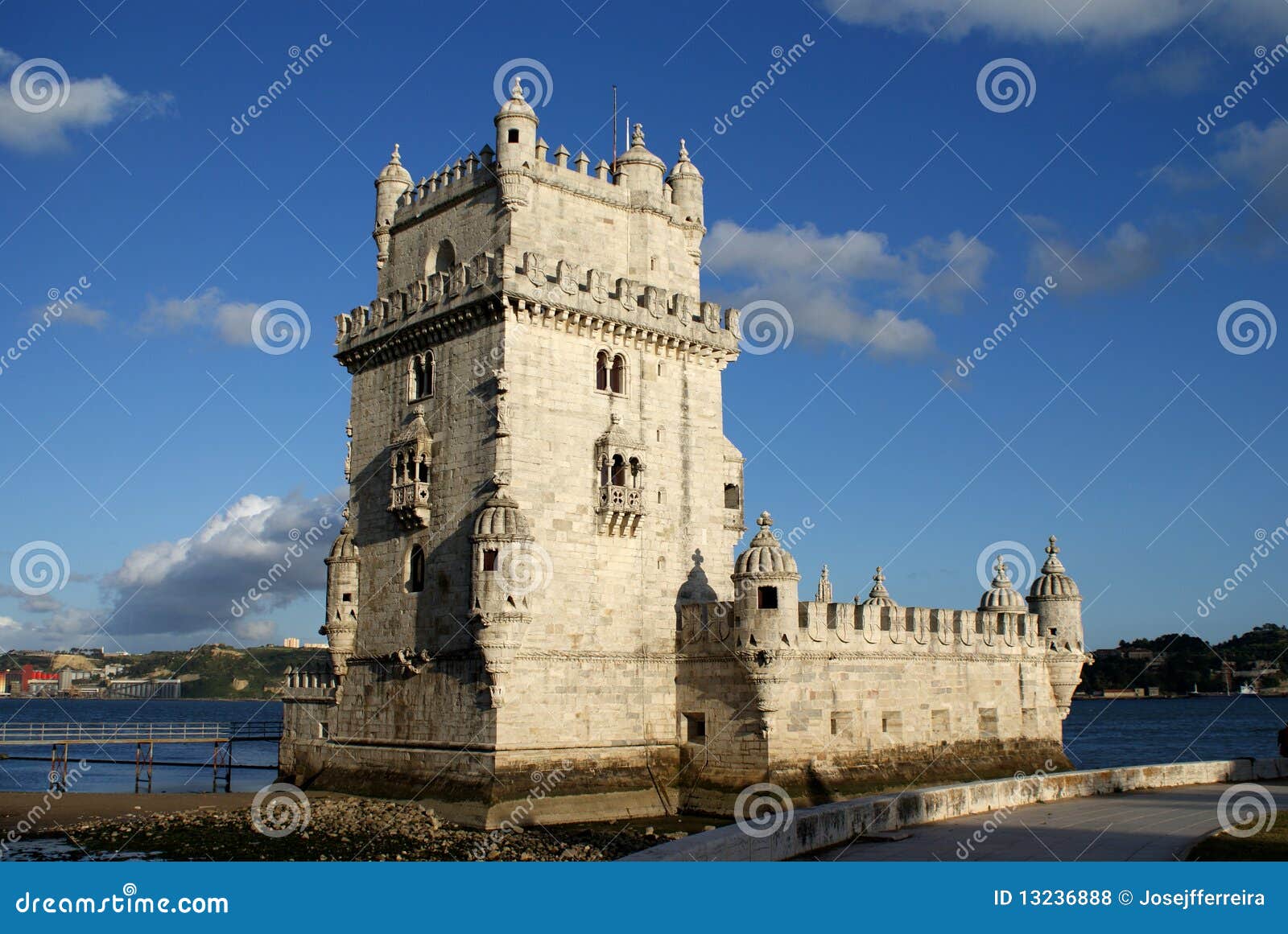 Belem Tower in Lisbon, Portugal Stock Photo - Image of historic, tejo ...