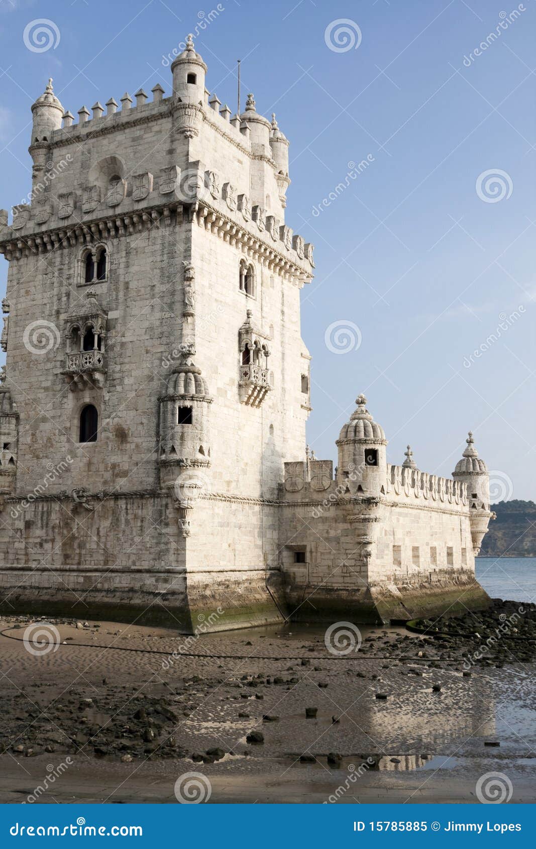 Belem Tower in Lisbon Portugal Stock Image - Image of historic ...